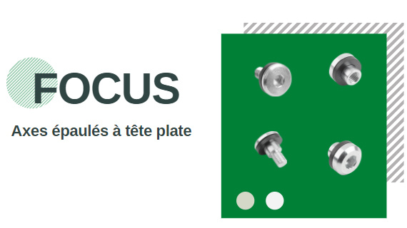 Focus produit : les axes épaulés à tête plate - Blog norelem